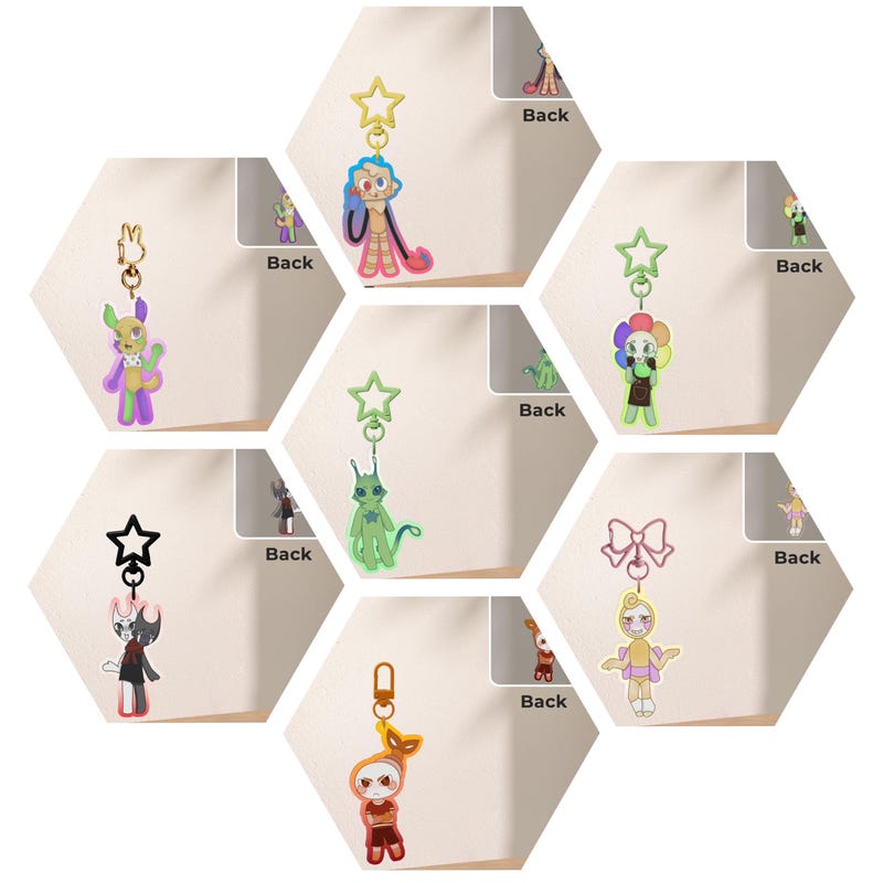 Dandy World Keychain - Etsy