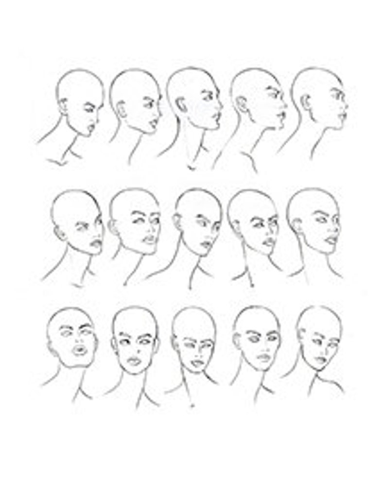 Faces Template - Etsy