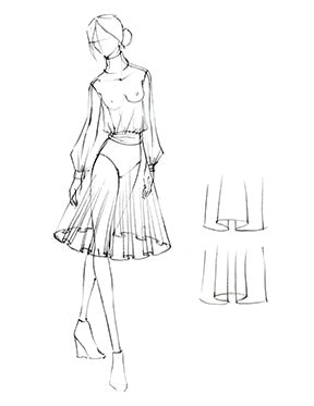 Practice Pack for fashion Illustration Tutorial: Sheer Fabrics Video - Etsy