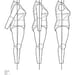 FASHION FLATS TEMPLATES Female Plus Size - Etsy