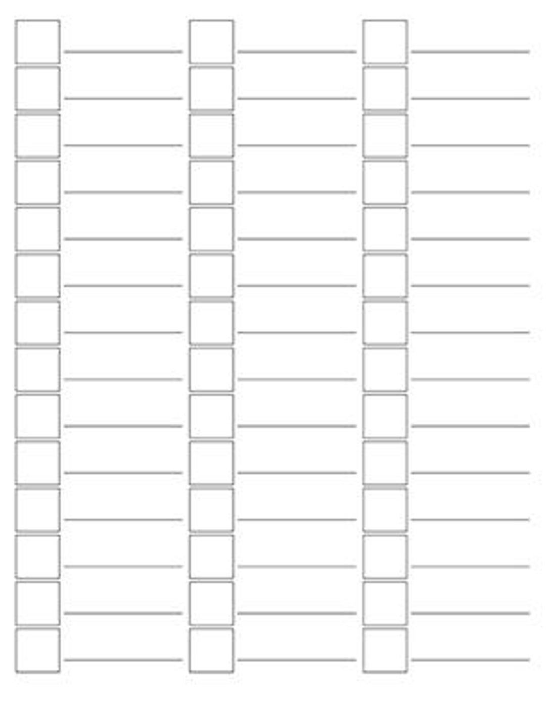 Color Card/swatch Card Template - Etsy