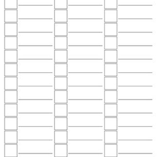 Color Card/swatch Card Template - Etsy