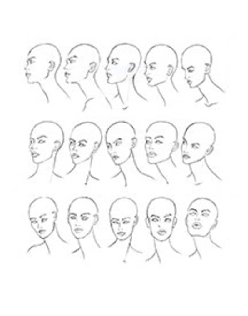 Faces Template - Etsy