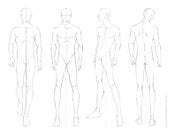 Male FASHION FIGURE TEMPLATES - Etsy Ireland