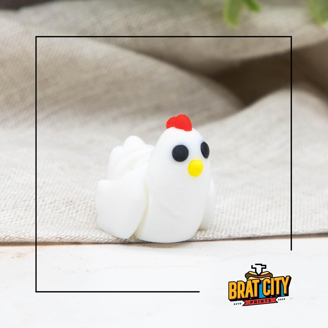 Chicken Mini Articulating Fidget Sensory Toy, 3D Printed, Fidget Toy ...