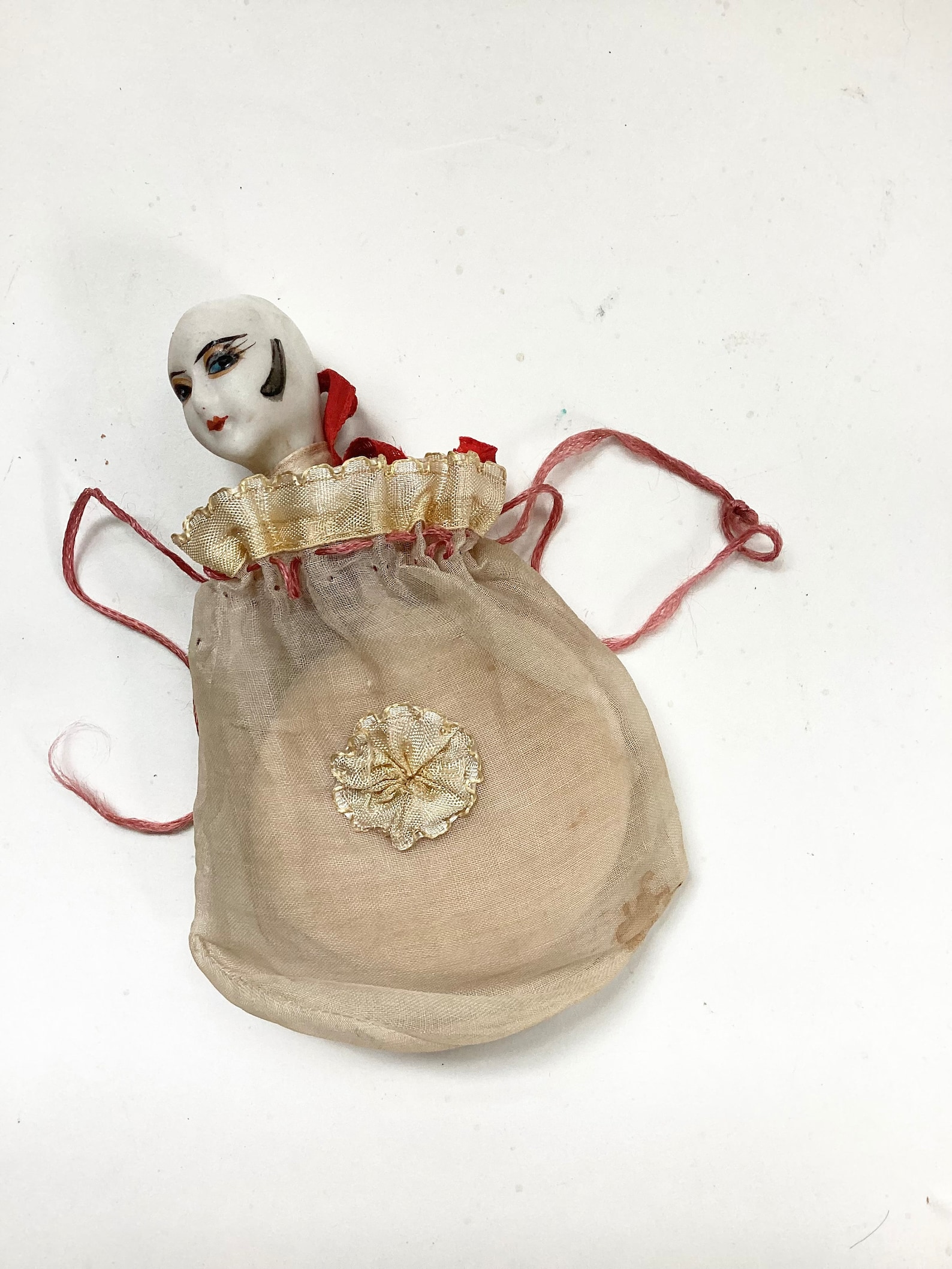 Rare Vintage 1920s Art Deco Lady Powder Puff in Original Bag - Etsy
