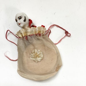 Rare Vintage 1920s Art Deco Lady Powder Puff in Original Bag - Etsy