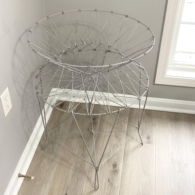 Wire Laundry Basket - Etsy