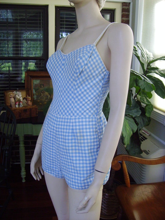 vintage 1950s swimsuit swimwear - Gem