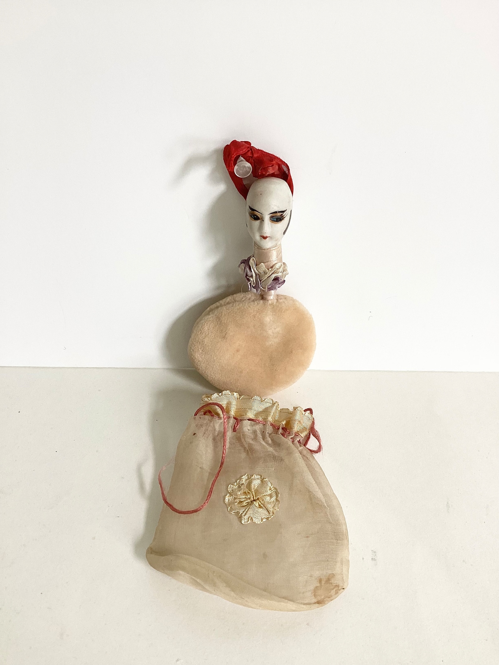 Rare Vintage 1920s Art Deco Lady Powder Puff in Original Bag - Etsy