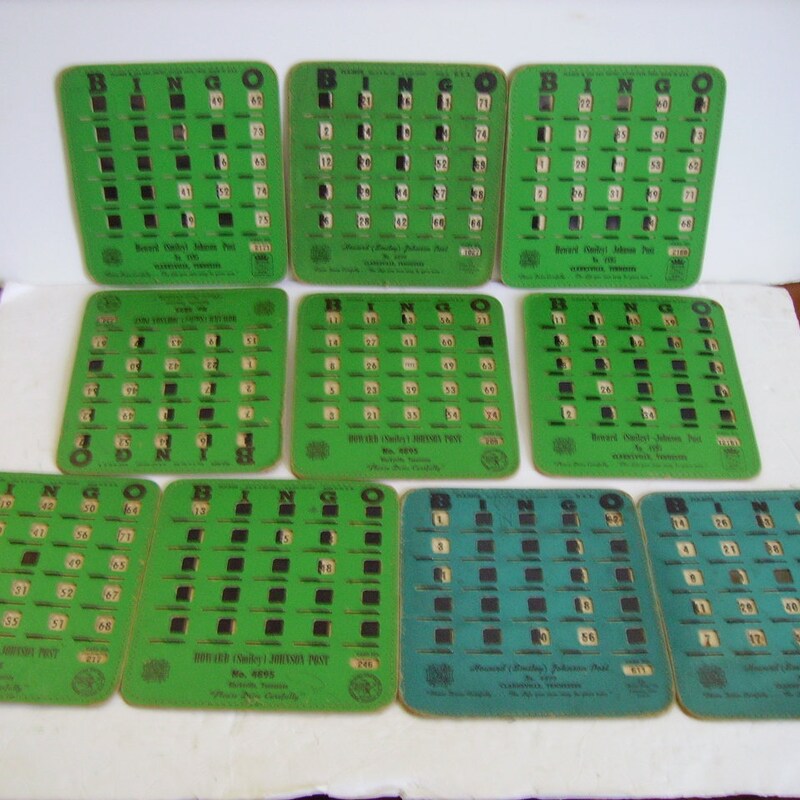 Vintage Bingo Cards - Etsy