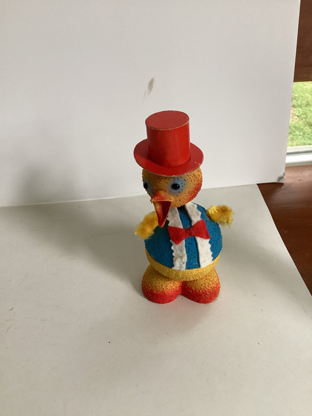 Vintage German Duck Nodder/bobbing Head Paper Mache Candy Container ...