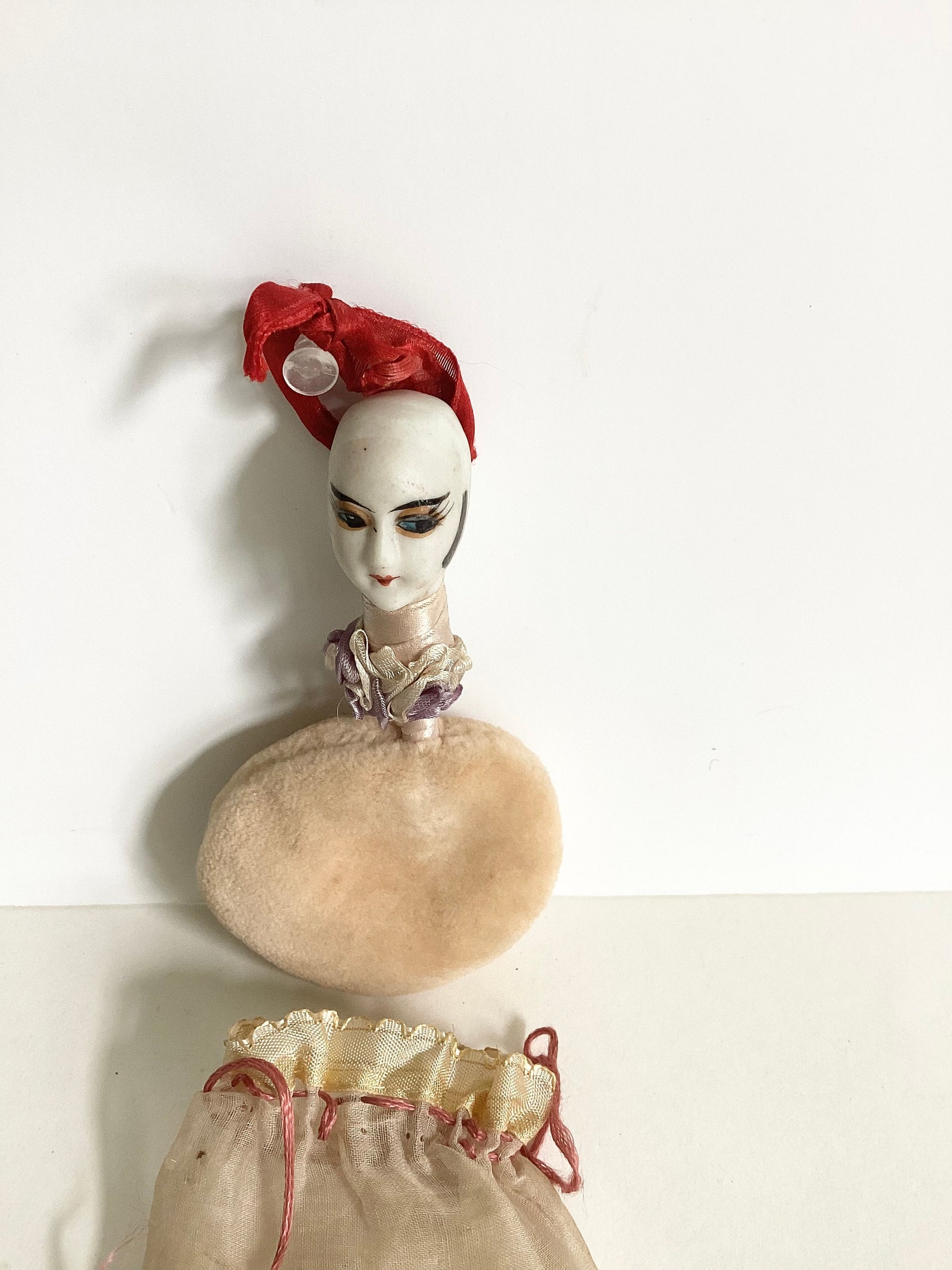 Rare Vintage 1920s Art Deco Lady Powder Puff in Original Bag - Etsy