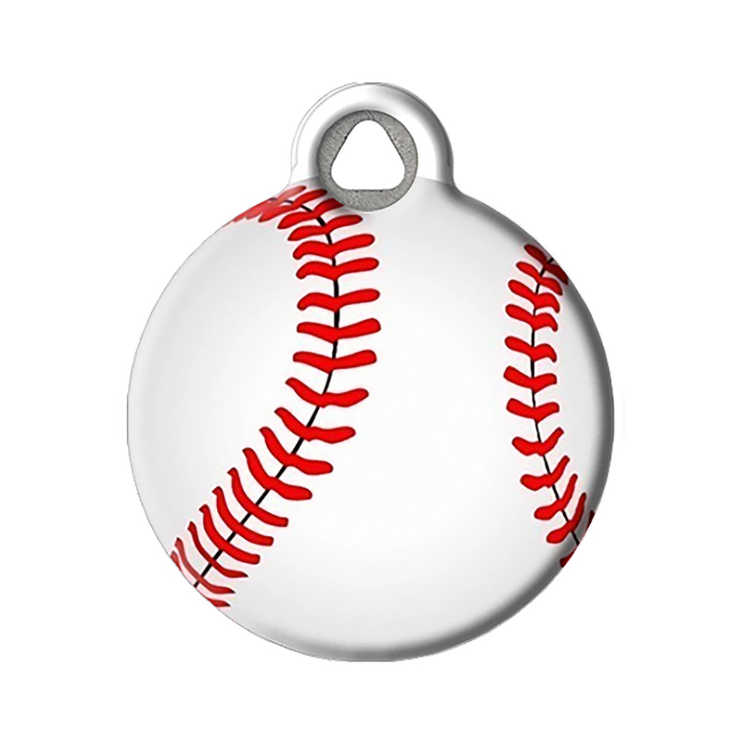 Baseball Themed Pet ID Tag for Dogs and Cats by Dog Tag Art - Etsy