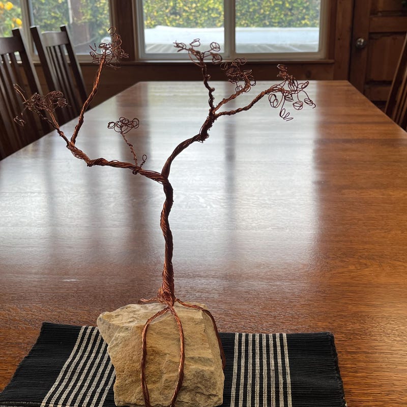 Copper Wire Tree - Etsy