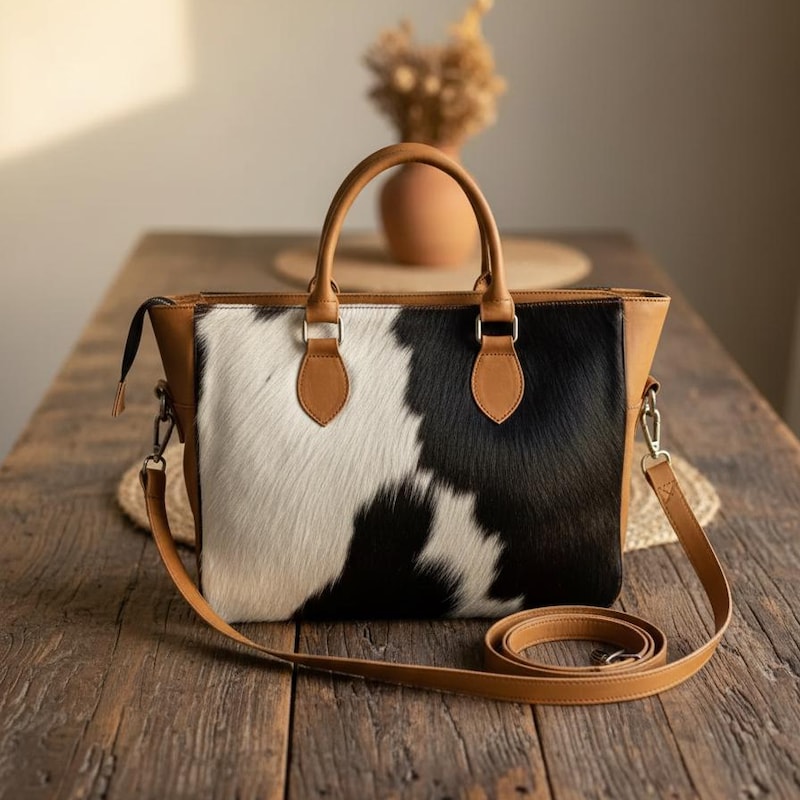 Handmade Hair on Hide Purses - Etsy UK