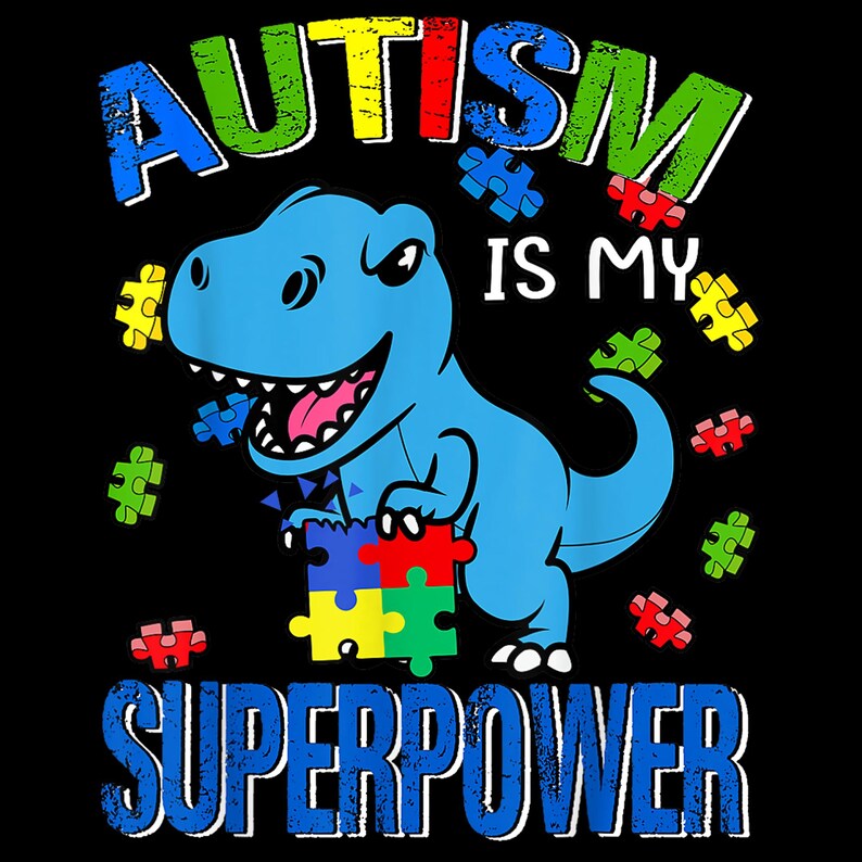 Autism Awareness is My Superpower Kids Boys Png,support Autism ...