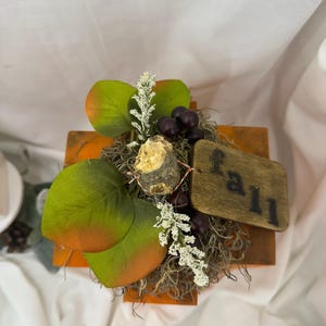 Rustic Fall Pumpkin Stack Decor – Jumbo Jenga Block Pumpkin in Orange ...