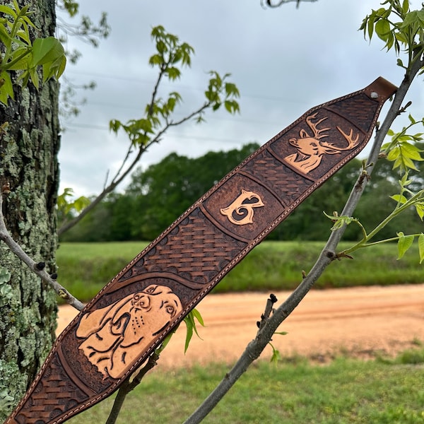 Leather Rifle Sling - Etsy