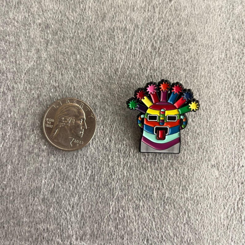 New Enamel Pin Diablo Huma Mask Exotic Aya Incas Ecuador Inti Raymi ...