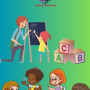 Preschool Learning Pack: Alphabet & Number Skills Worksheets (digital ...