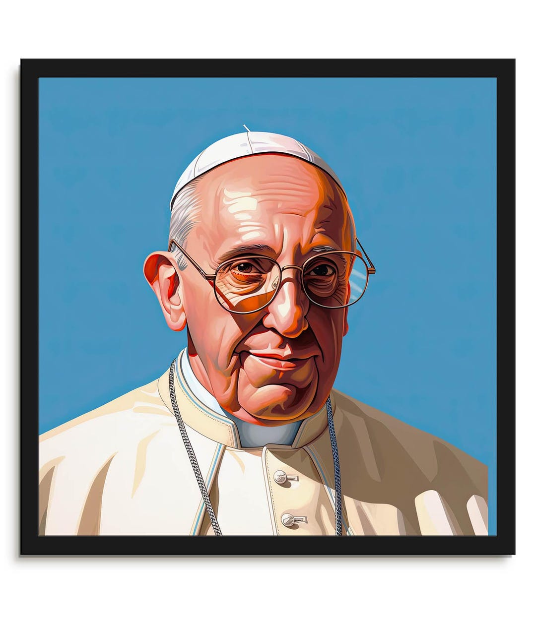 Pope Francis Famous Faces Unframed Print - Etsy