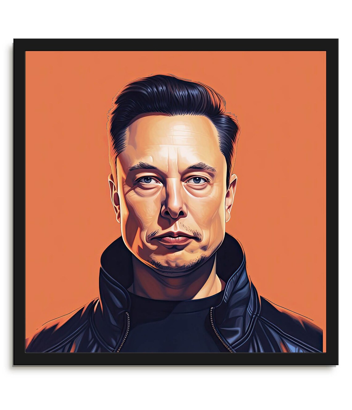 Elon Musk Famous Faces Unframed Print - Etsy