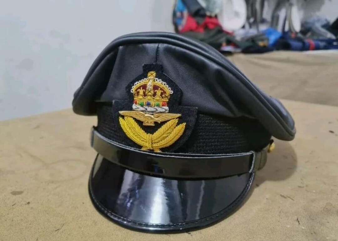 WW11 Genuine Leather WW2 Navy and Airforce Modified Caps - Etsy