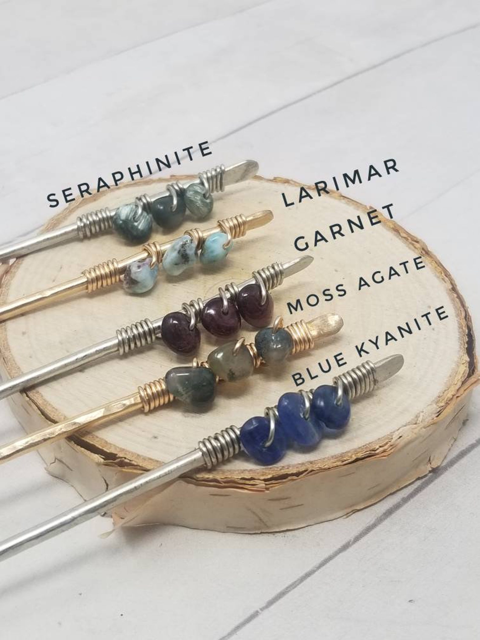 1 Crystal Hair Stick, Girlfriend Gift, Boho Hair Accessories, Birthday ...