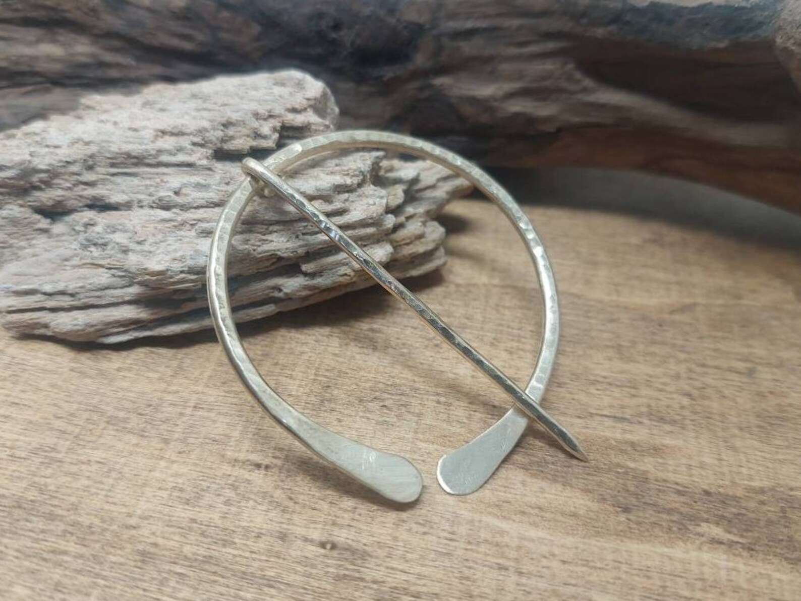 Bronze Cloak Pin, Penannular Brooch | Hand Forged Viking Pin. Celtic ...