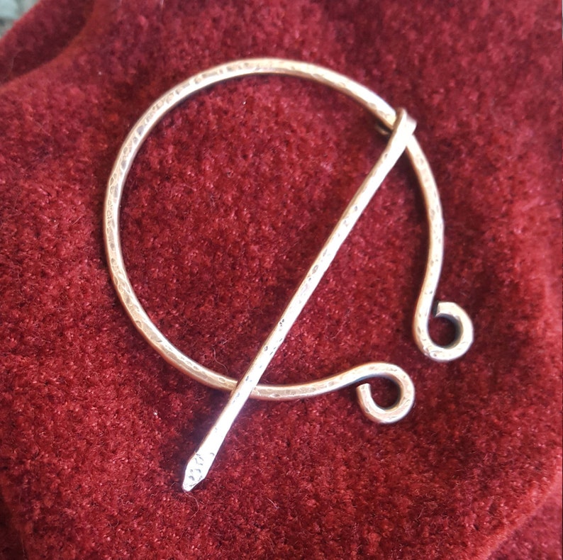 Penannular Brooch. Copper Cloak Pin Celtic Penannular Pin. - Etsy Canada
