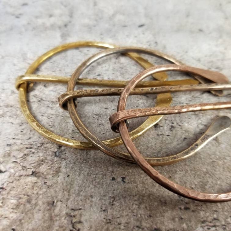 Metal Brooch Shawl Pin Celtic Penannular Pin Cloak Clasp. | Etsy