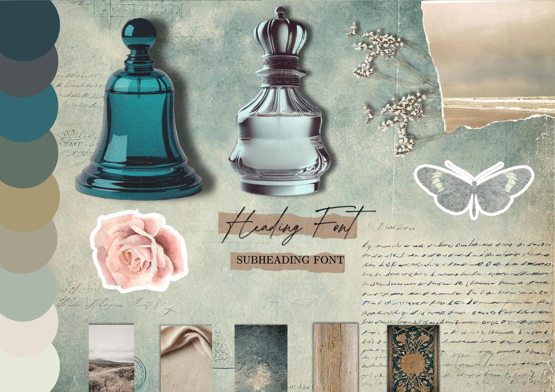 Premium Brand Identity Mood Board, Digital Mood Board, Visual Identity ...
