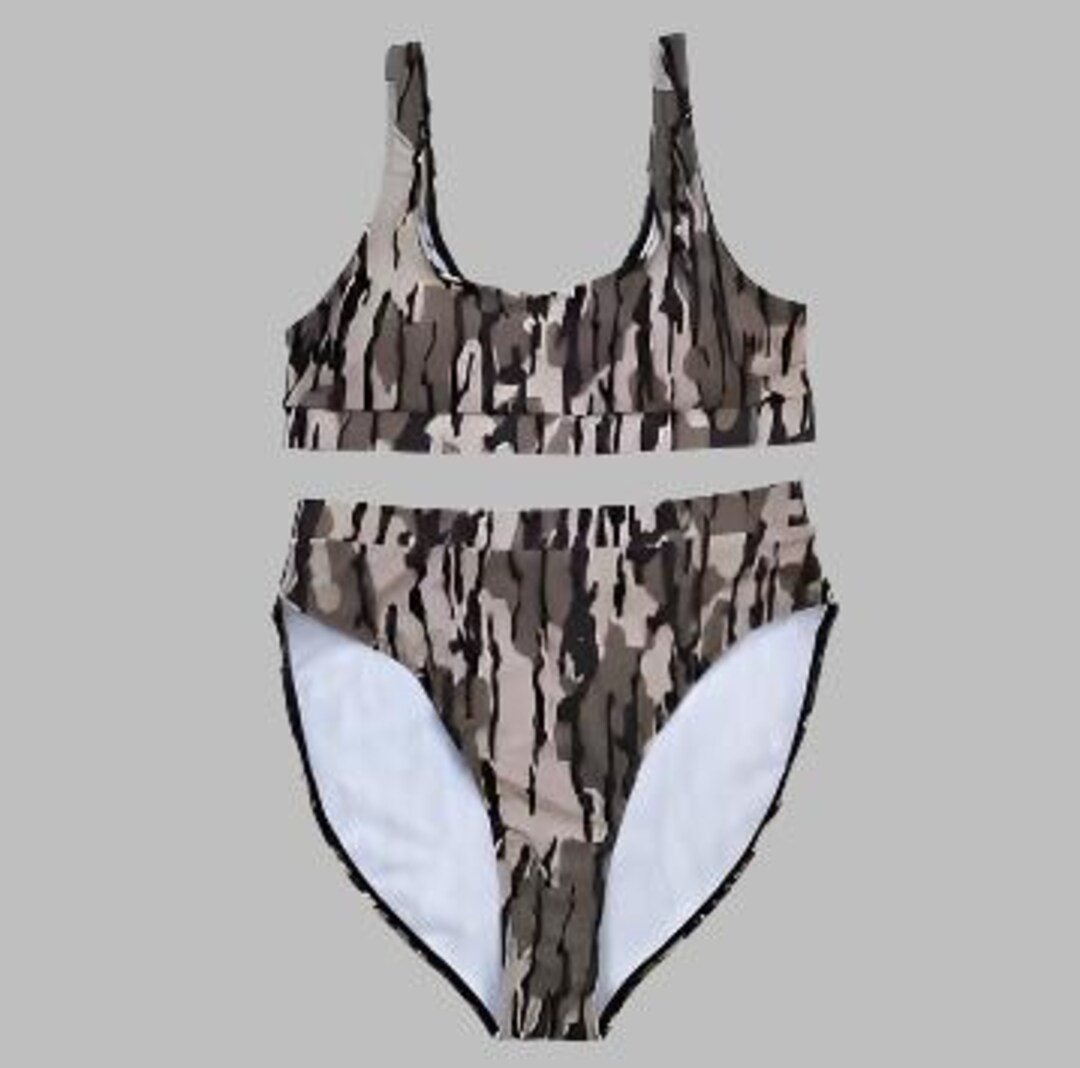 Trendy Bottomlands Camo Women’s Swimwear | Couples Swim Suits | Camo ...