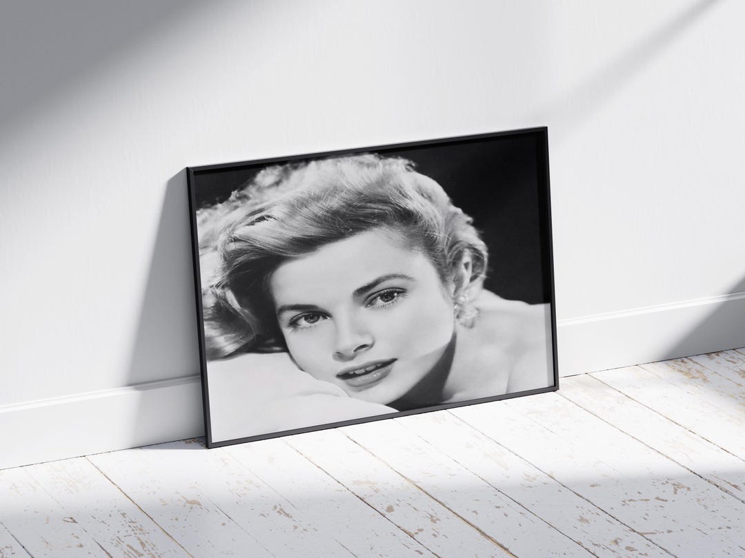 American Actress Grace Kelly Art Canvas Print Poster Wall Art for ...