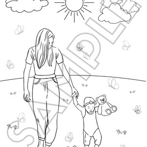 Mother's Day Coloring and Activity Pages - Etsy