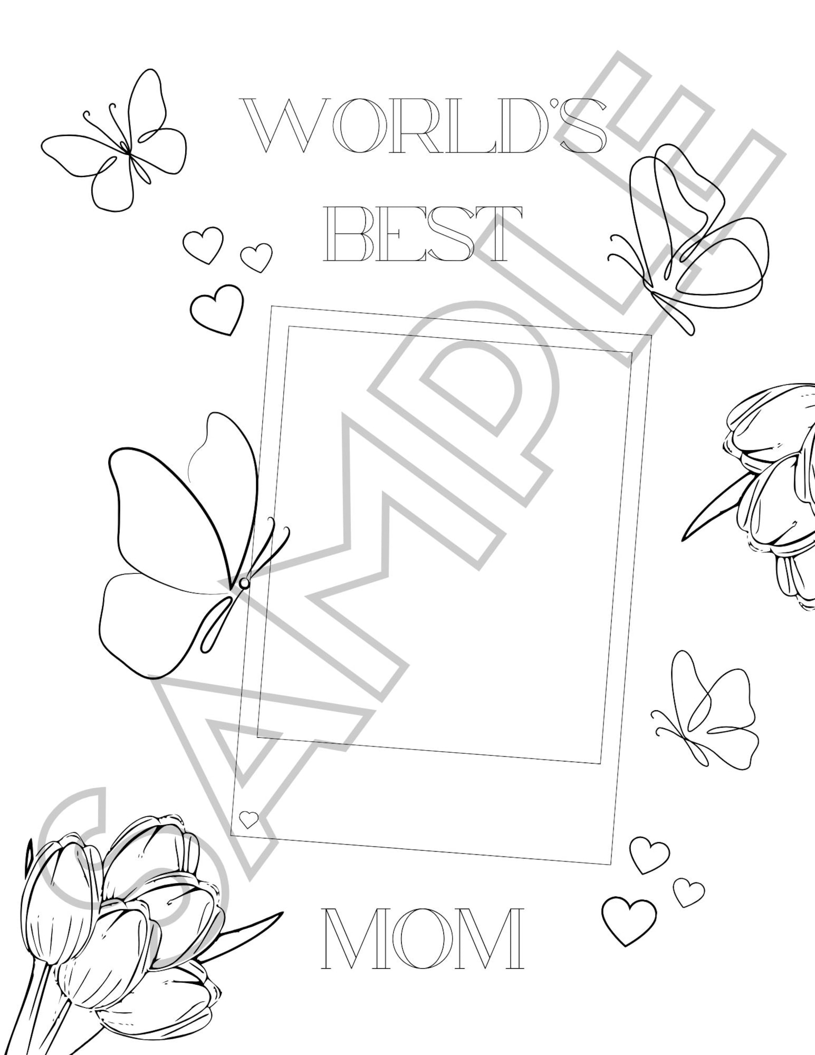 Mother's Day Coloring and Activity Pages - Etsy