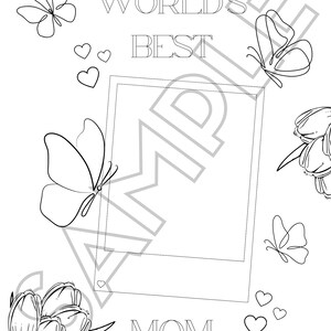 Mother's Day Coloring and Activity Pages - Etsy