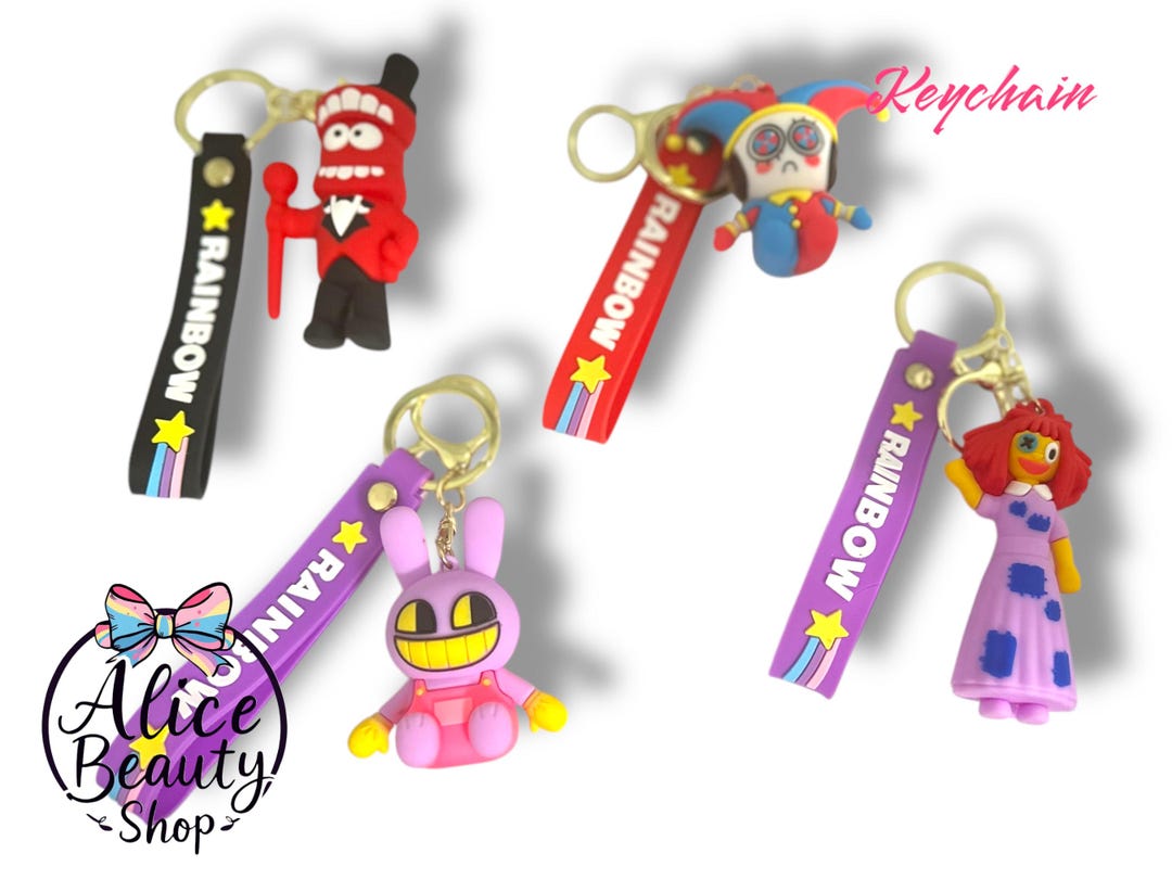 The Amazing Digital Circus Keychain/ Pomni Bagpack Accessory/ Ragathi ...