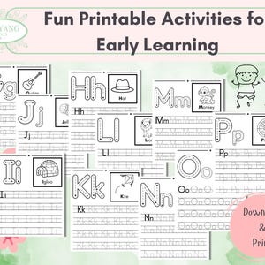 A-Z Letter Tracing Worksheets for Kids | Printable Alphabet Practice ...