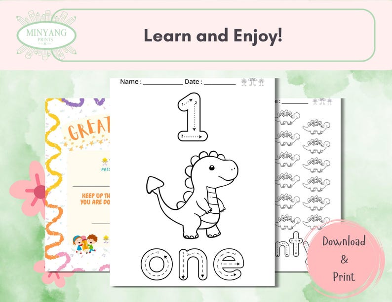 1–20 Dinosaur Coloring Pages | Printable Dinosaur Activity for Kids ...