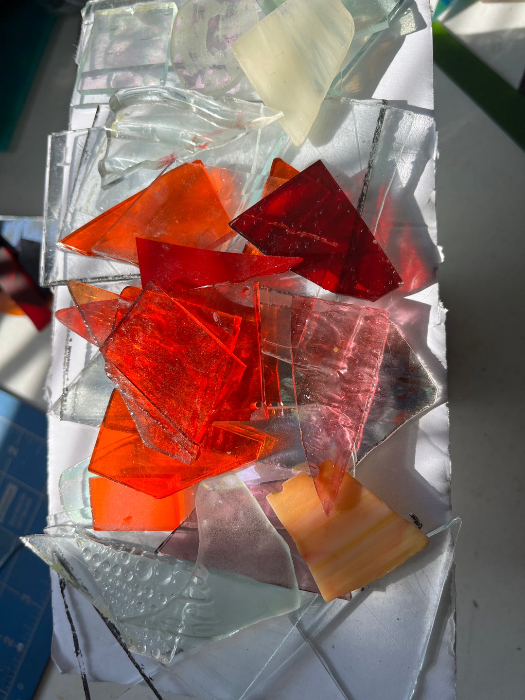 Stained Glass Scrap Mosaics - Etsy