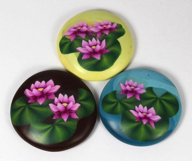 Polymer Clay Lotus Water Lily Cane Tutorial - Etsy