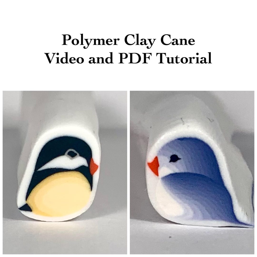 Polymer Clay Cute Bird Cane Tutorial - Etsy