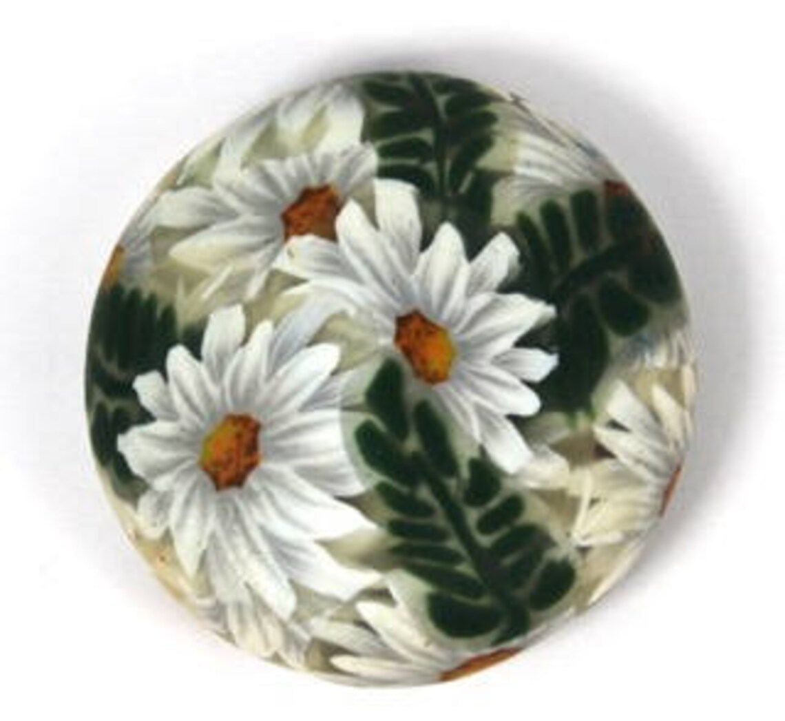Polymer Clay Daisy, Fern, Bubble, and Sunflower Cane Tutorial - Etsy
