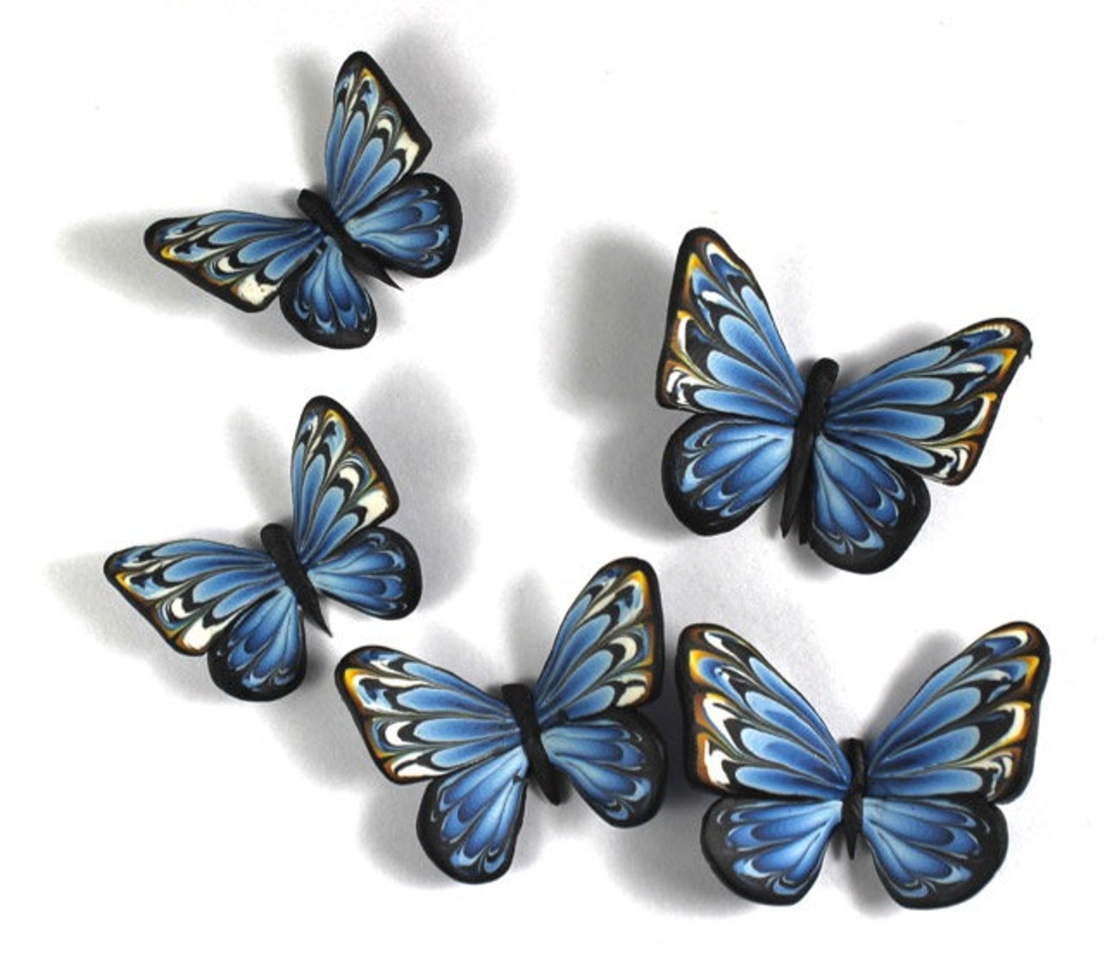 Polymer Clay Butterfly Cane Tutorial Simple Technique and | Etsy