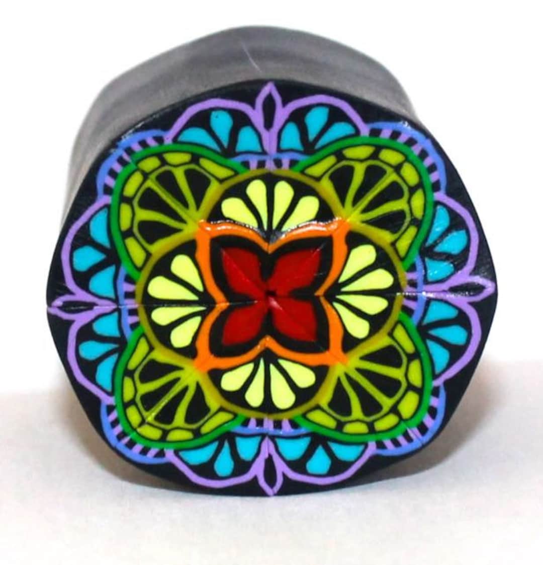 Polymer Clay Mandala Cane Tutorial - Etsy