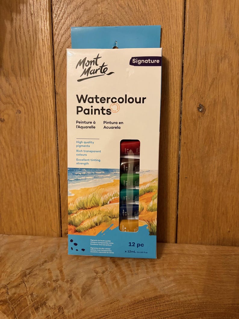 Monte Marte Signature 12pc Watercolour Paints Set (gar0002) - Etsy