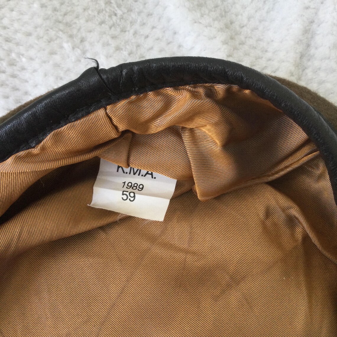 KL Dutch Army Signal Service Beret Old Model 1989 Size 59 Original - Etsy