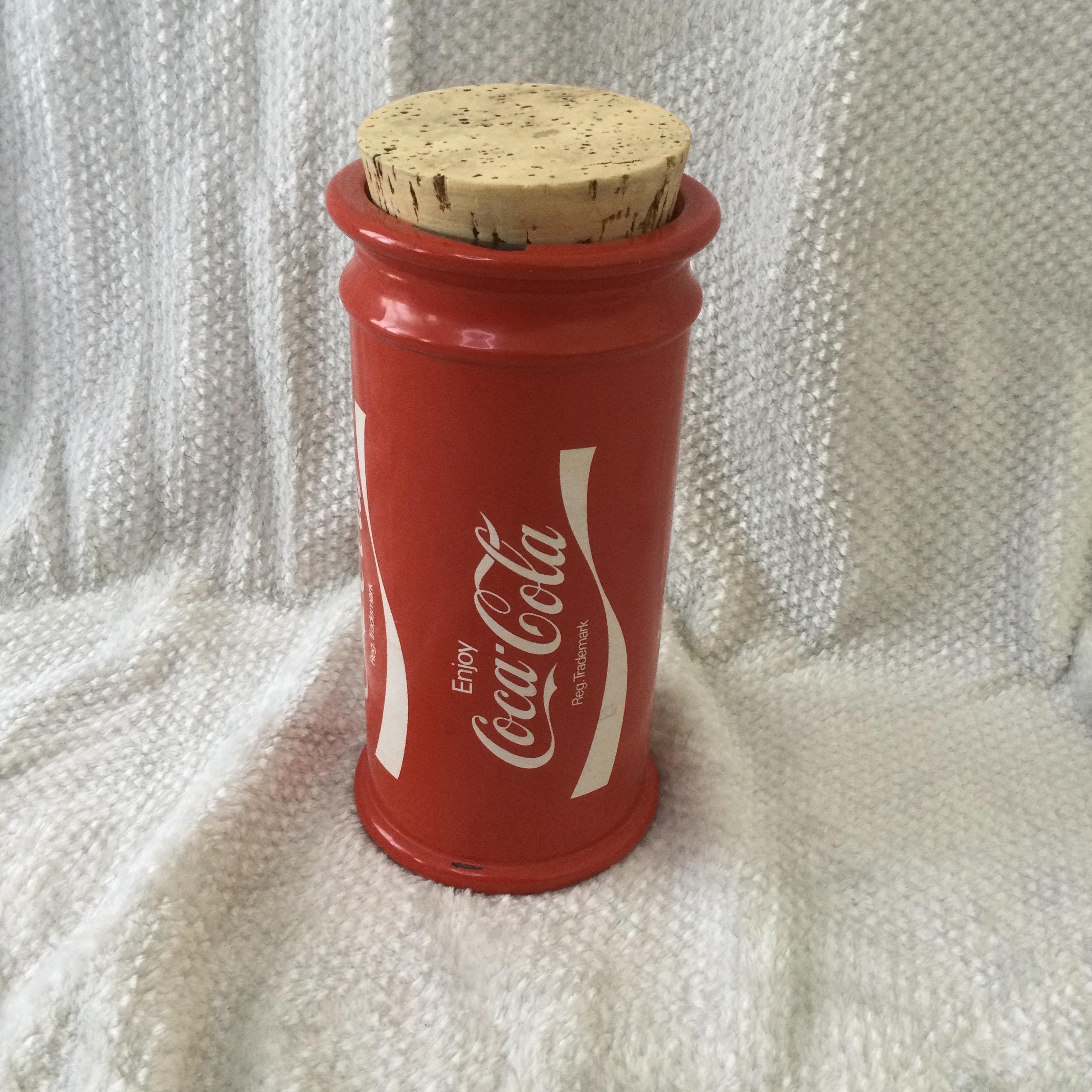 Vintage Collectible Coca Cola Canisters Made of Glass - Etsy
